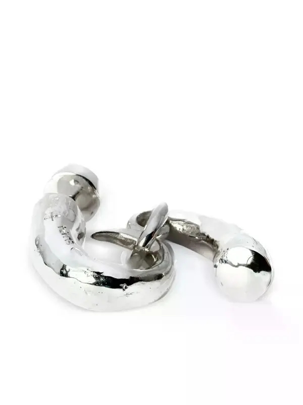 PARTS OF FOUR Little Horn-pendant Drop Earring - Silver