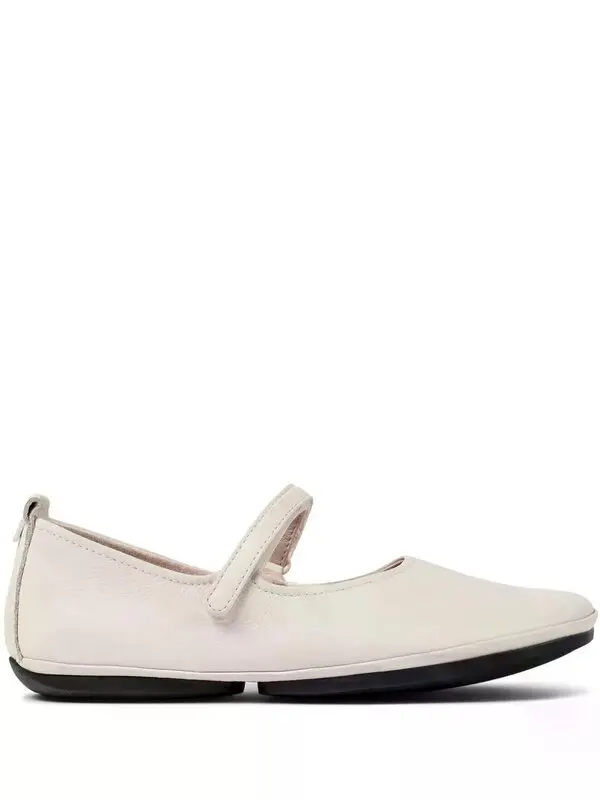 Camper Right Nina Leather Ballerina Shoes