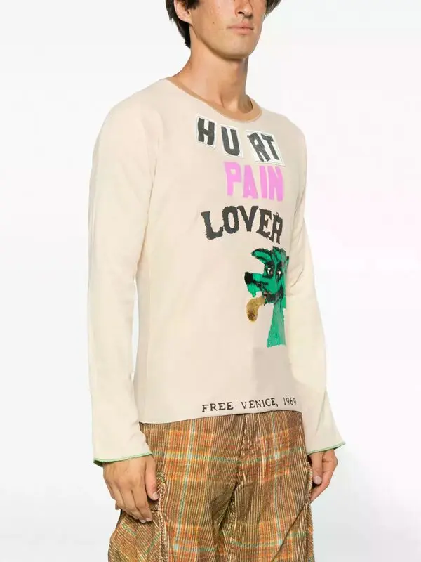 ERL Slogan-print Long-sleeve T-shirt