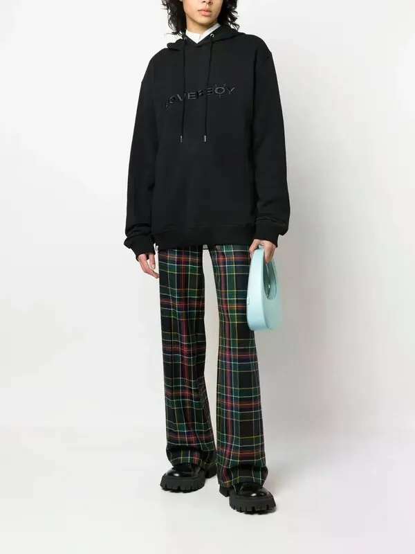 CHARLES JEFFREY Embroidered Logo Hoodie