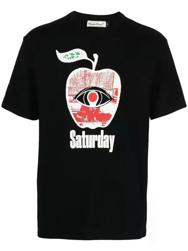 Undercover Graphic-print Cotton T-shirt - Black