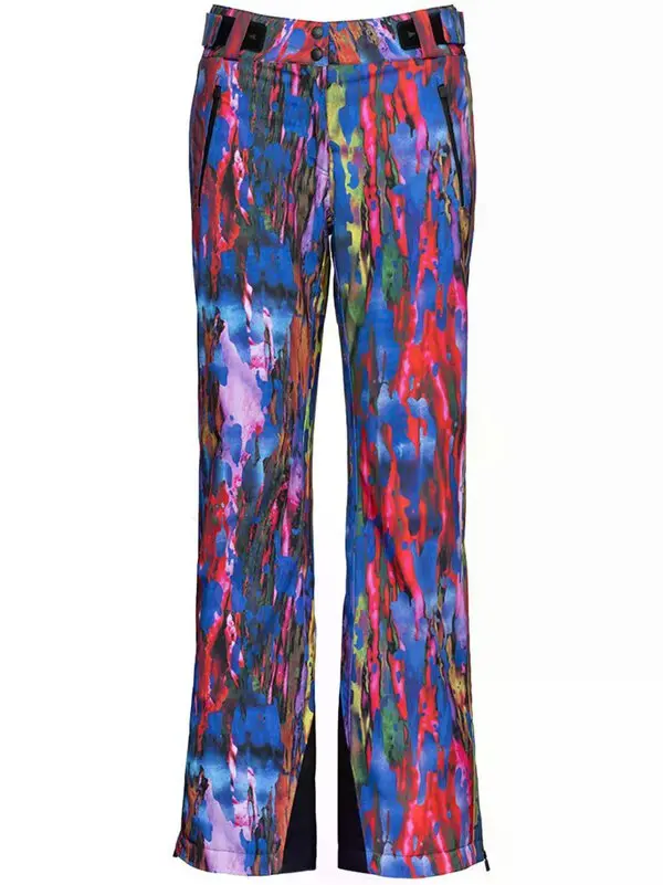 Aztech Mountain Abstract Print Ski Trousers - Blue