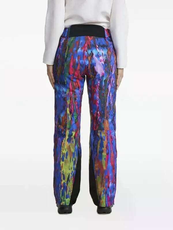 Aztech Mountain Abstract Print Ski Trousers - Blue