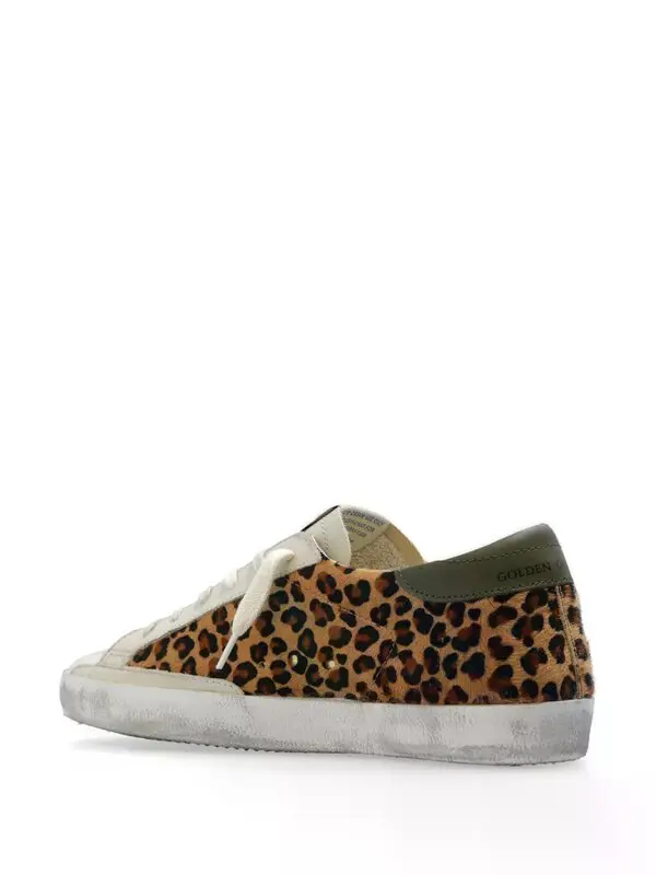 GOLDEN GOOSE Leopard Print Star Sneakers