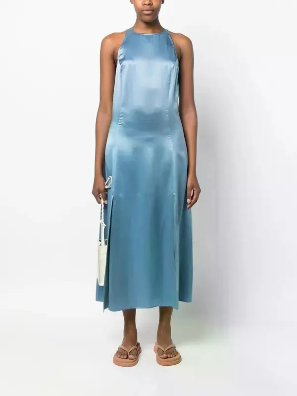 Loulou De Saison Mina Dress Silk Satin