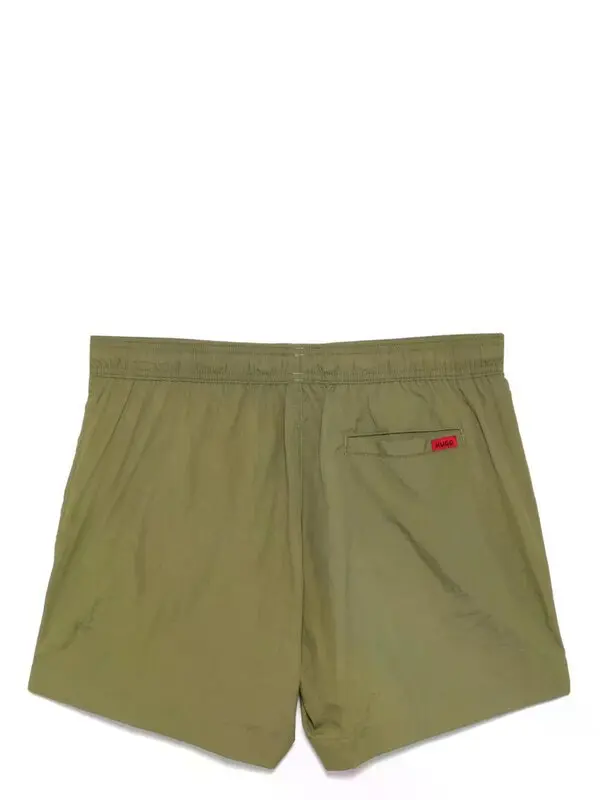 BOSS Logo Patch Swim Shorts