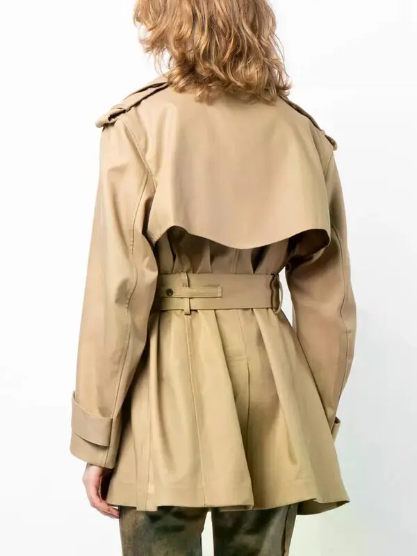 JNBY Belted Double-breasted Trench Coat