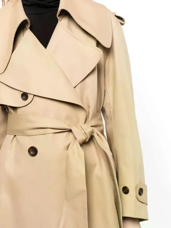 JNBY Belted Double-breasted Trench Coat