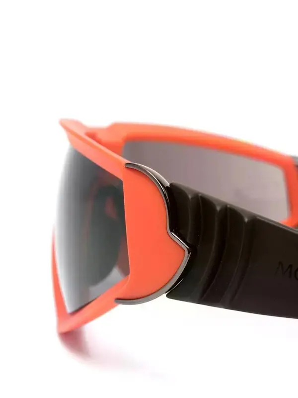 Moncler Wrapid Shield Sunglasses - Orange