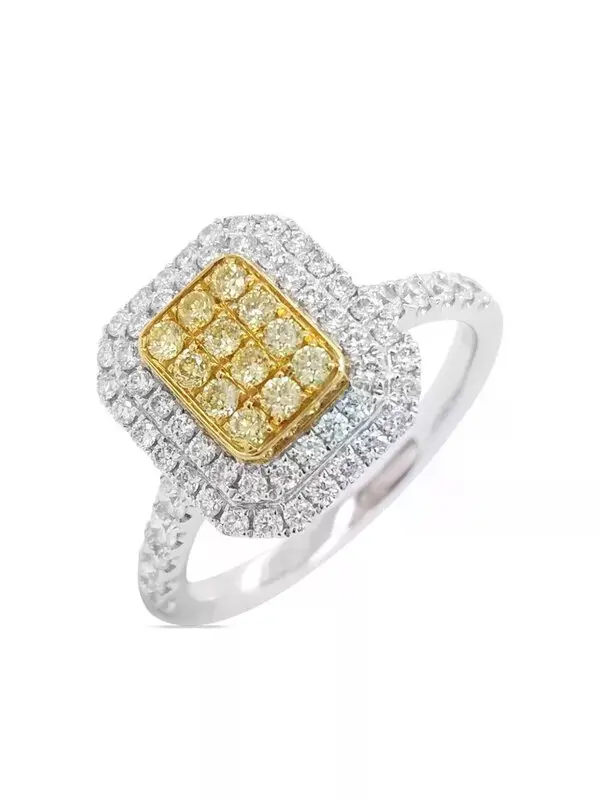 HYT JEWELRY Platinum And Diamond Cocktail Ring