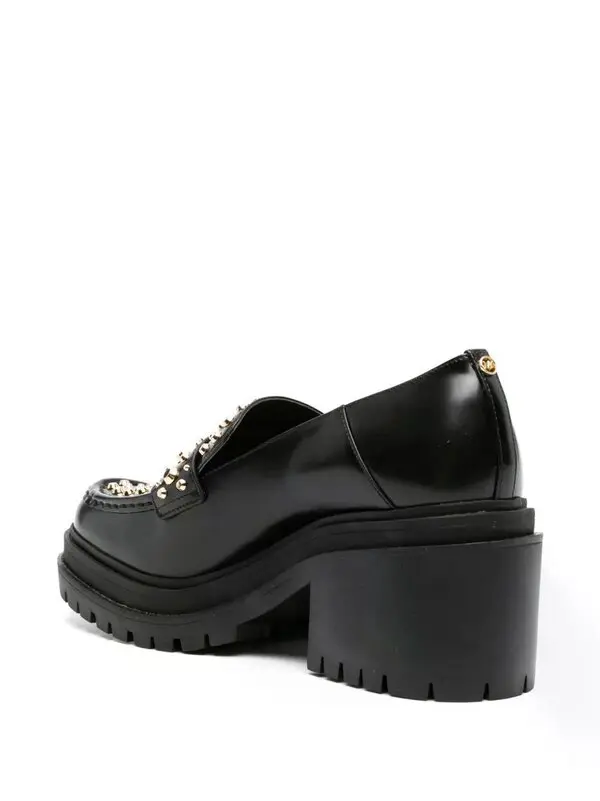 Michael Kors Rocco Astor Stud-embellished Leather Loafers