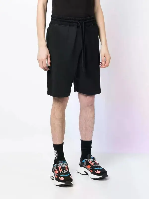 COUNTY OF MILAN Knee-length Cotton Track Shorts