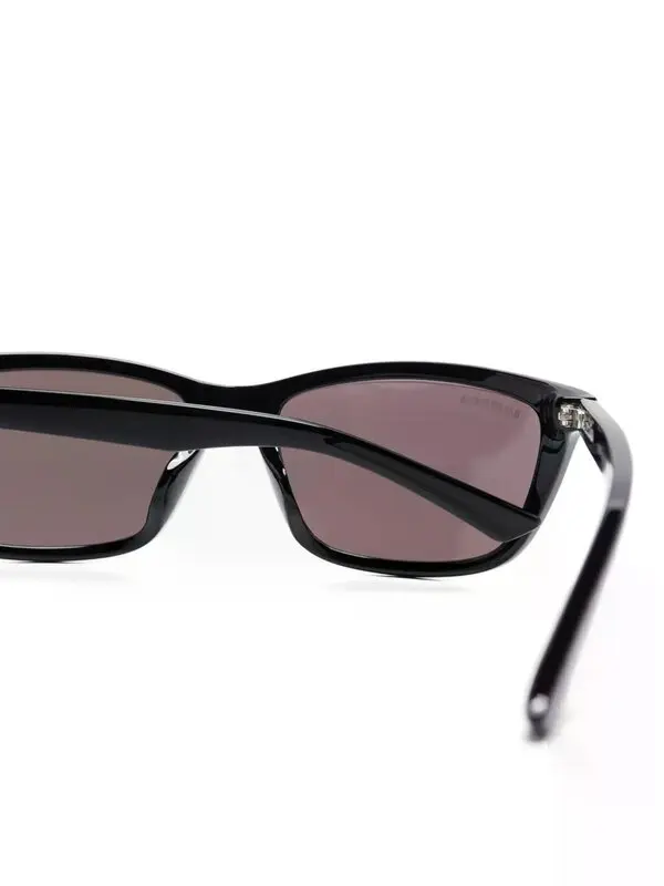 Balenciaga Rectangle Frame Sunglasses - Black