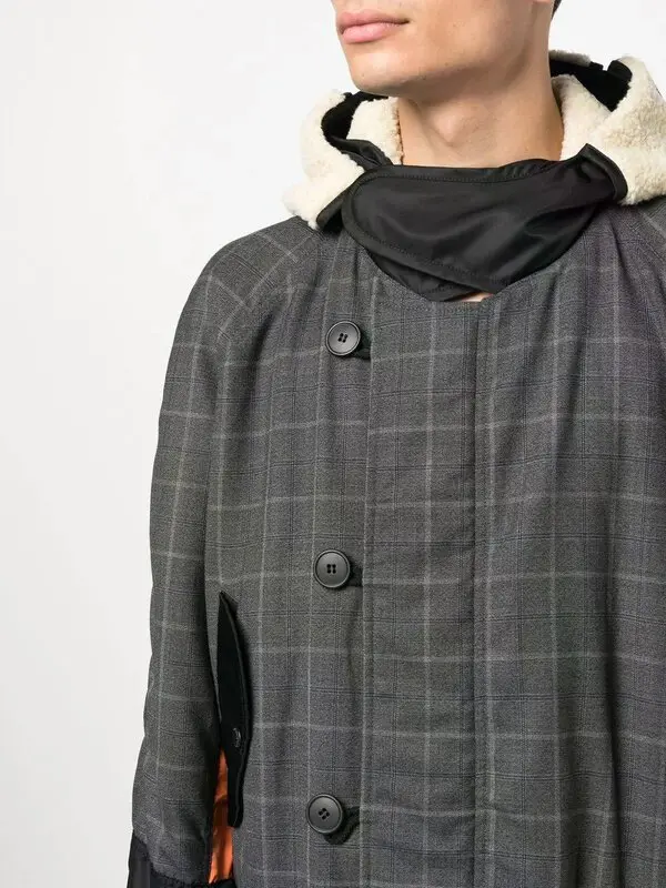 Junya Watanabe Checked Patchwork Coat