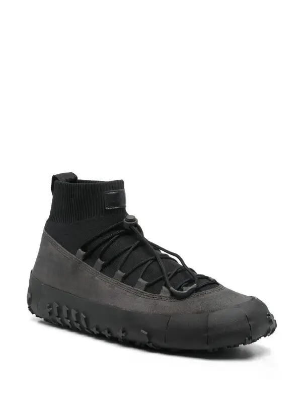 LEMAIRE Calf Suede Vibram® Sole Sock Sneakers - Black