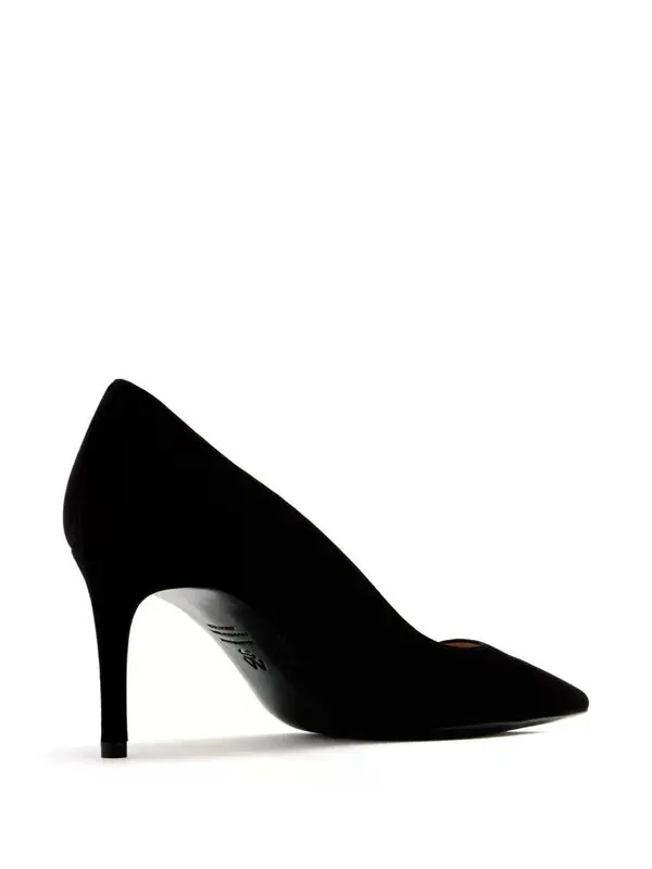 STUART WEITZMAN 75mm Suede Pointed Toe Stiletto Pumps