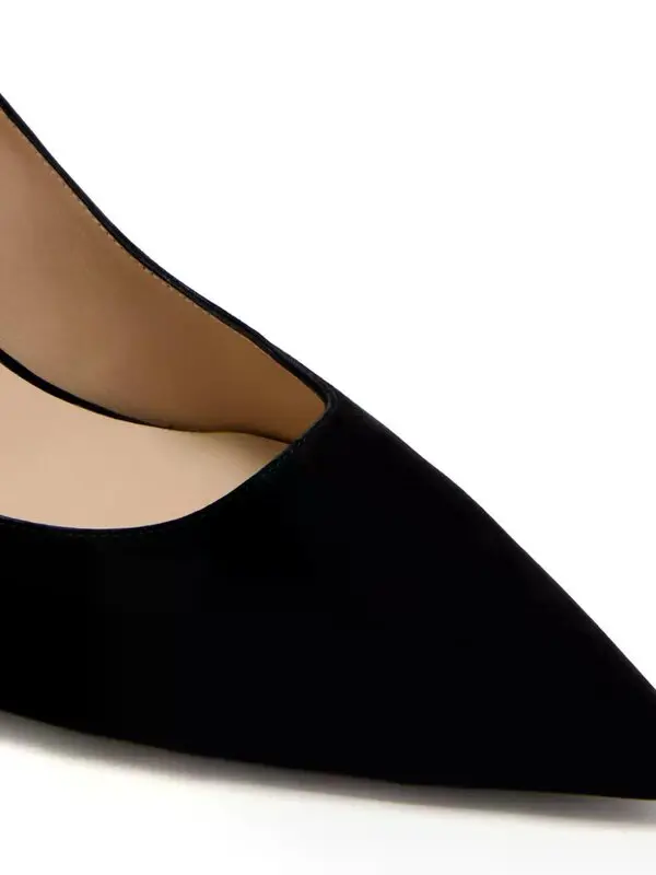 STUART WEITZMAN 75mm Suede Pointed Toe Stiletto Pumps