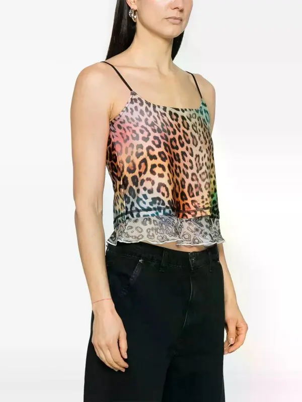 DIESEL® T-zaza-q1 Tank Top With Animal Print