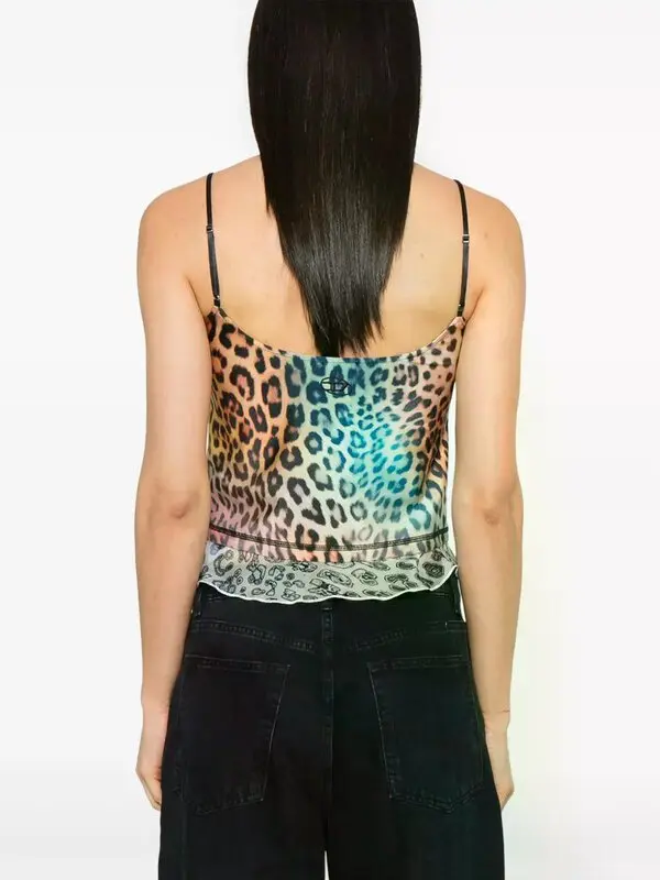 DIESEL® T-zaza-q1 Tank Top With Animal Print