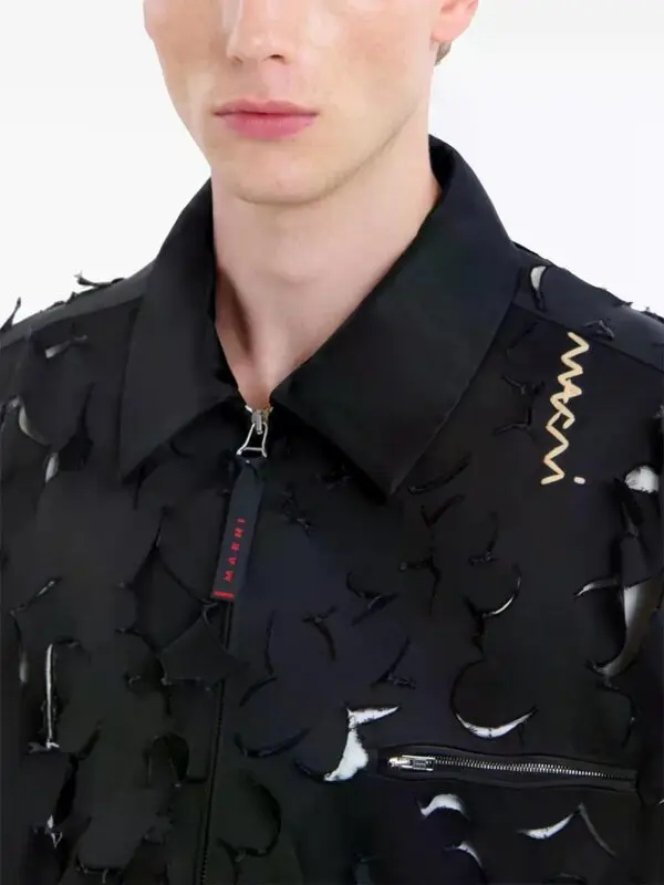 Marni Cut-out Bomber Jacket