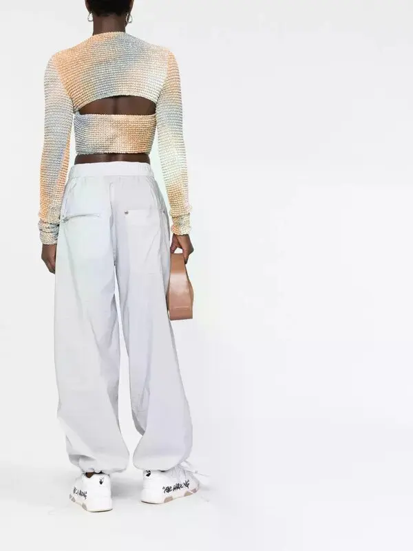 Off-White Tie-dye Cropped Top