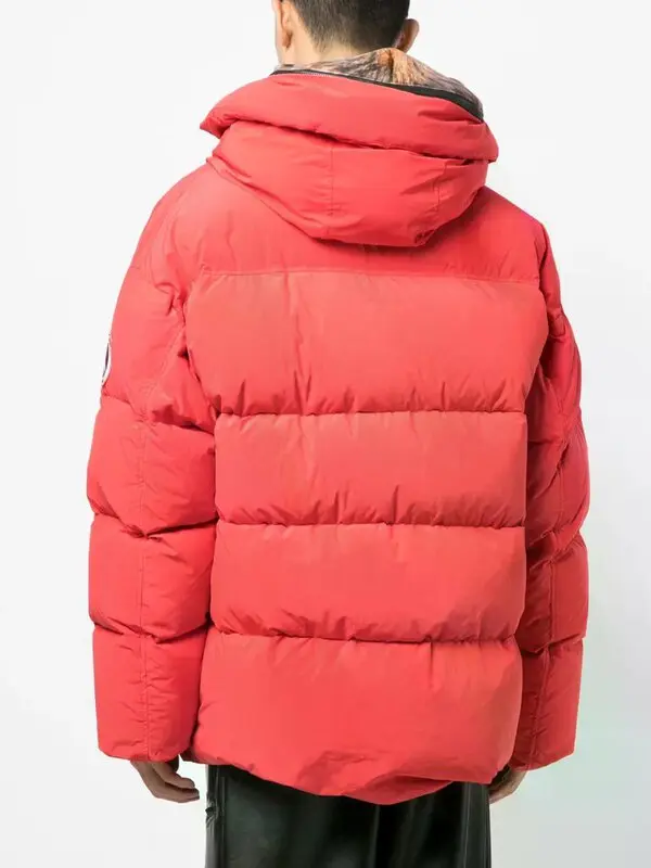 DOUBLET Padded Animal Motif-hoodie Jacket - Red