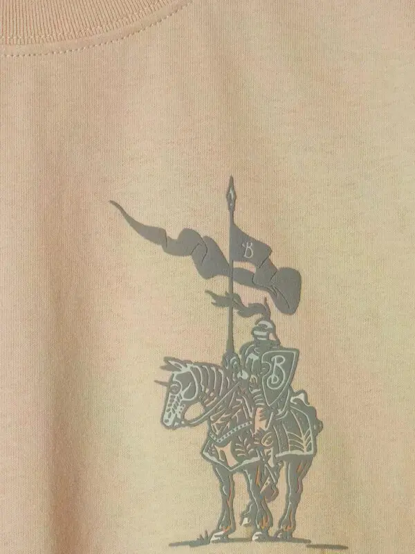 Burberry Equestrian Knight Cotton T-shirt