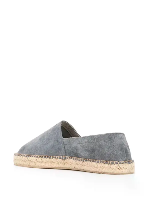 SCAROSSO Pablo Suede Espadrilles - Grey