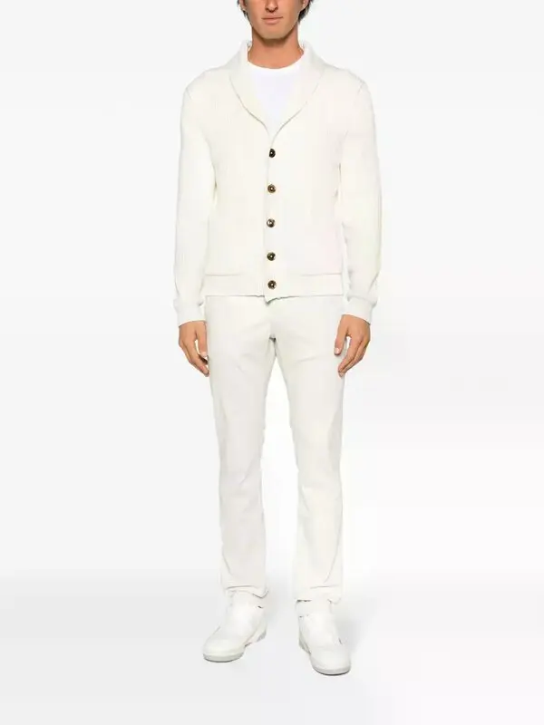 Jacob Cohen Slim-fit Stretch-cotton Chinos - Neutrals