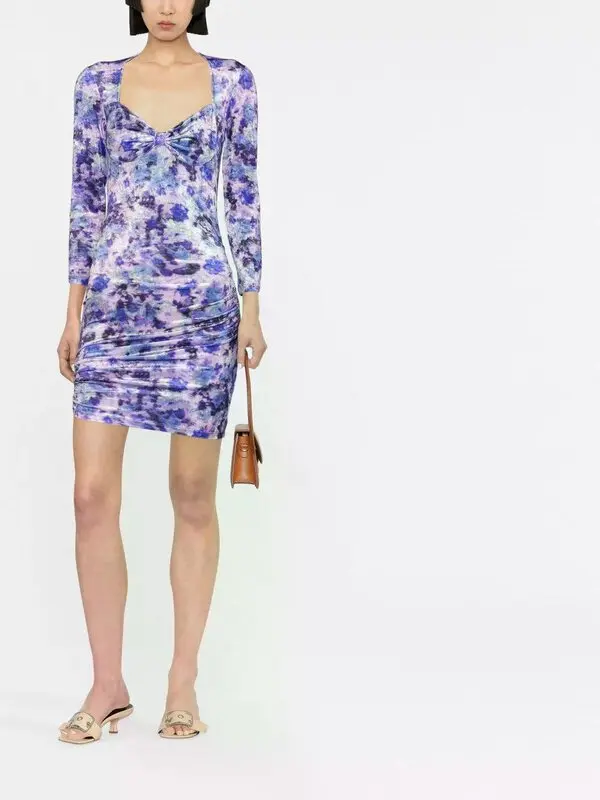 Isabel Marant Étoile Floral-print Ruched Minidress