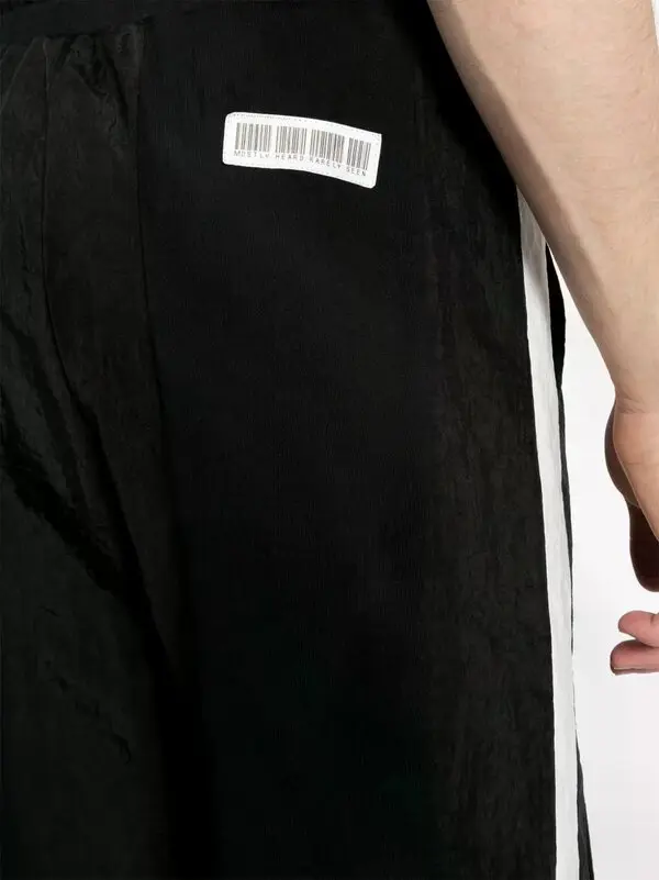 MOSTLY HEARD RARELY SEEN Stripe-detail Cotton Track Trousers