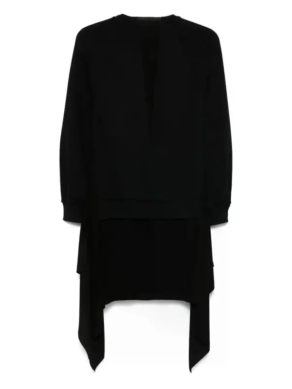 Undercover Fine-knit Tunic With Asymmetric Hem