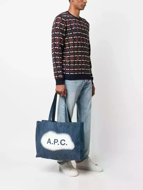 A.p.c. Diane Denim Tote Bag