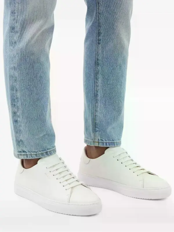 Axel Arigato Clean 90 Grained-leather Sneakers - Neutrals