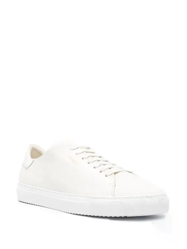 Axel Arigato Clean 90 Grained-leather Sneakers - Neutrals