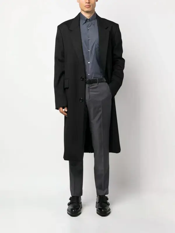 Incotex Slim-cut Virgin Wool Trousers - Grey