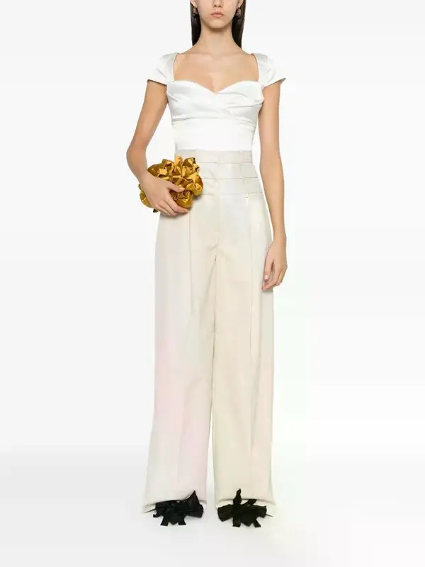 Viktor & Rolf Triple-layered Cotton Twill Trousers