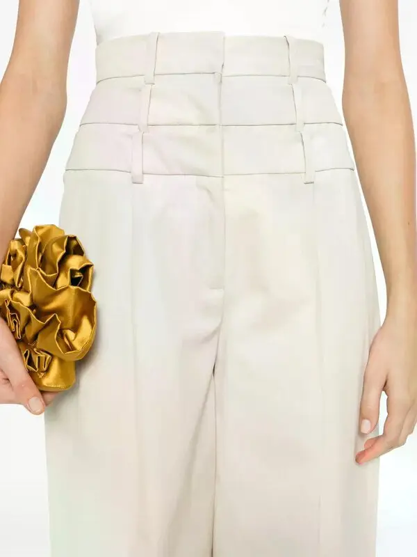 Viktor & Rolf Triple-layered Cotton Twill Trousers