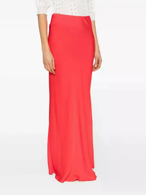 TWINSET Logo Plaque Maxi Skirt