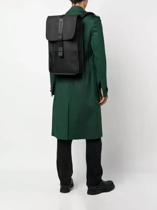Rains Mini Trail Logo-debossed Backpack