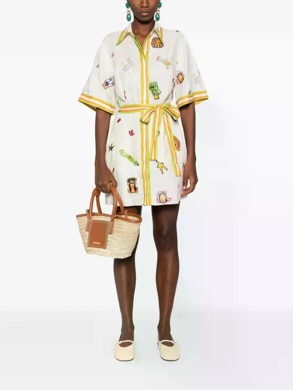 ALEMAIS X Michael Swaney Checkers Mini Dress