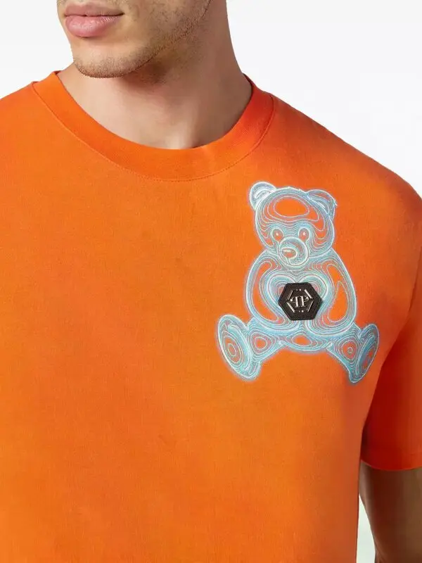 Philipp Plein Teddy Bear-print Cotton T-shirt