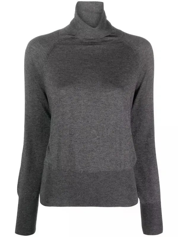 WILD CASHMERE Diana High-neck Jumper - Grey