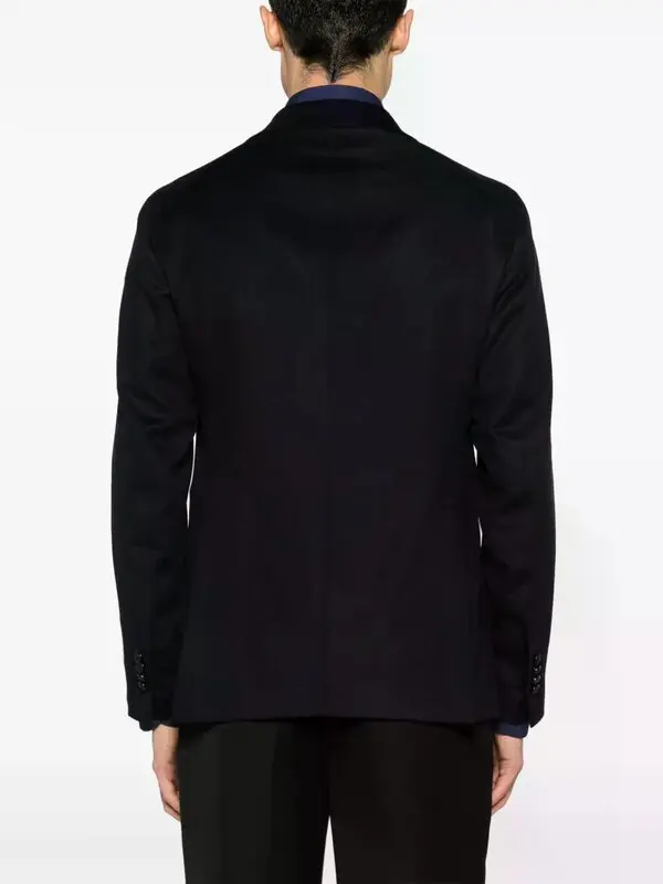 Tagliatore Single-breasted Wool Blend Blazer