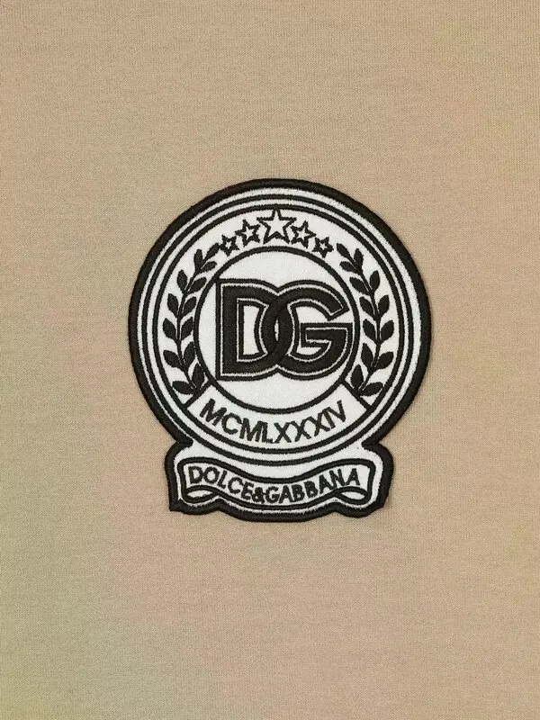 Dolce & Gabbana Dg-embroidered Cotton T-shirt