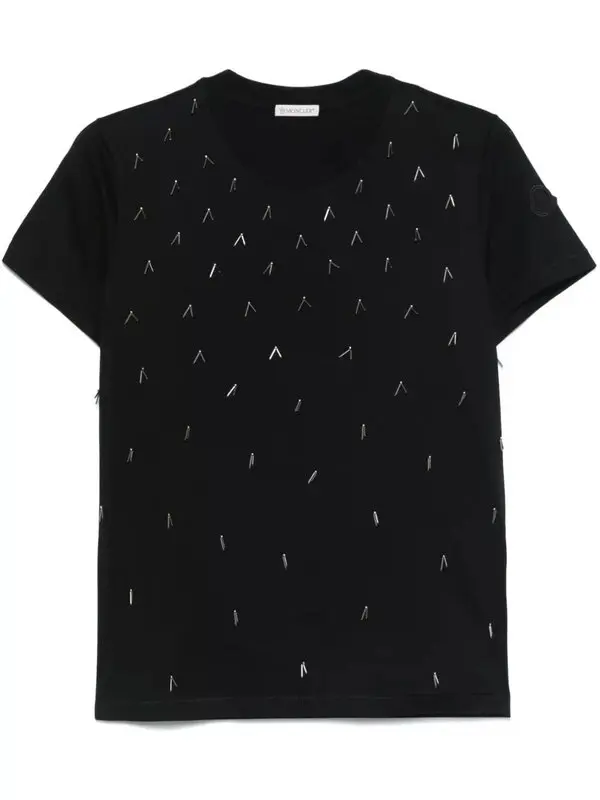 Moncler Embellished Crewneck T-shirt