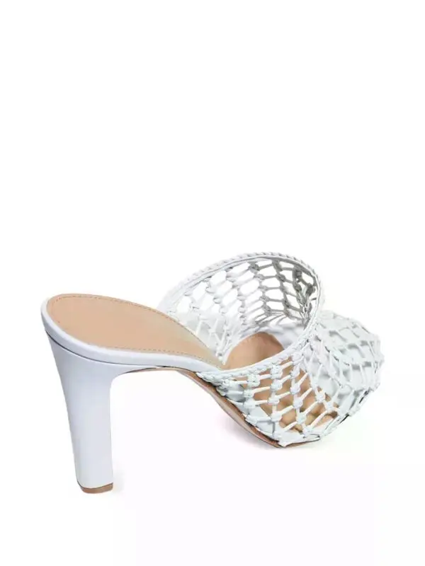 FERRAGAMO Ella Woven Mules - White