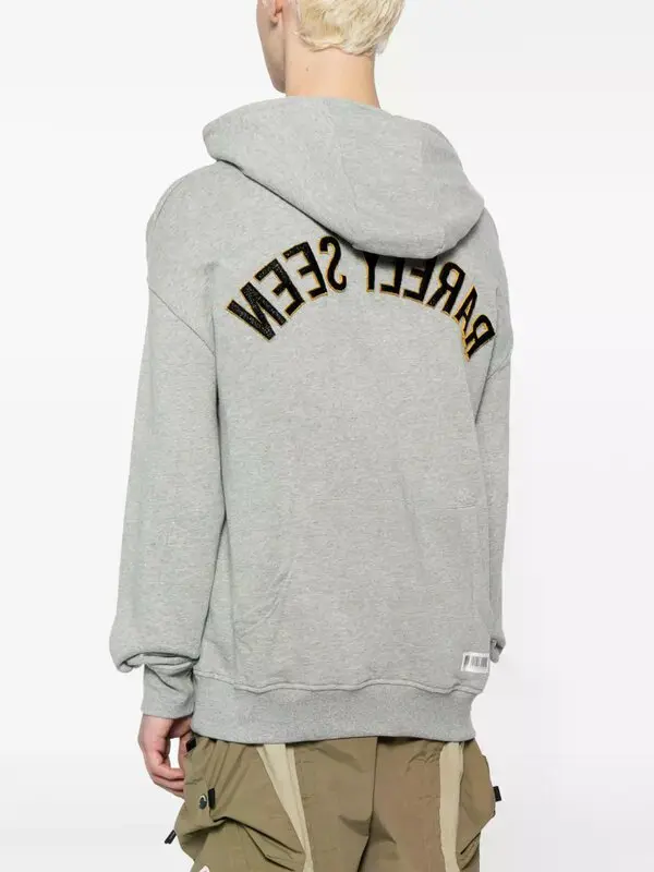 MOSTLY HEARD RARELY SEEN Logo-print Cotton Hoodie
