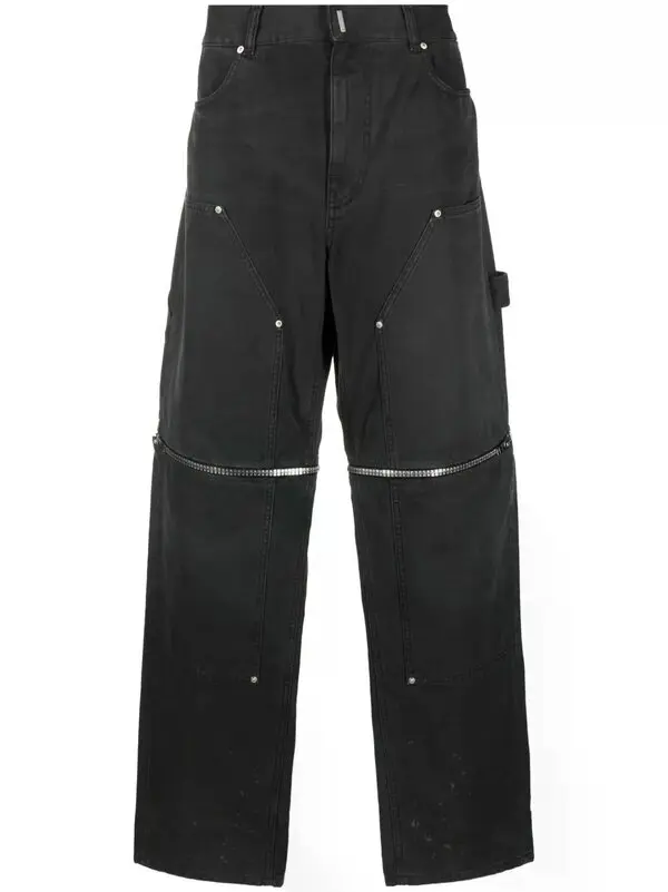 Givenchy Zip-detailed Straight-cut Trousers