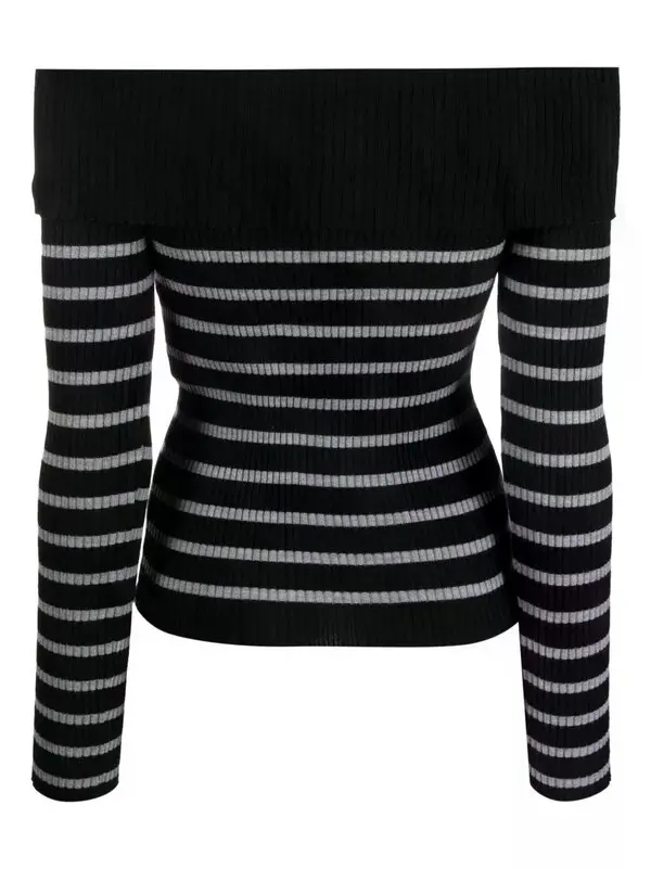 SEMICOUTURE Striped Virgin Wool Jumper